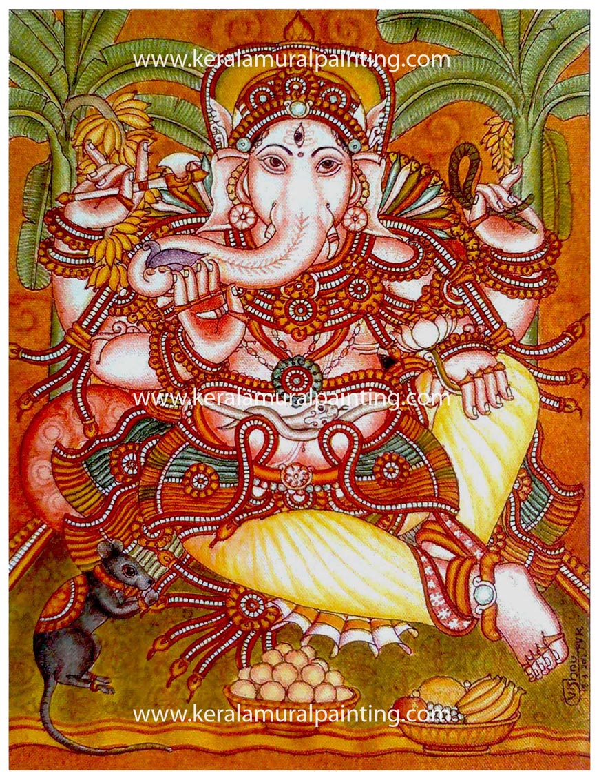 Ganapathi-Series-13 - Kerala Mural Painting