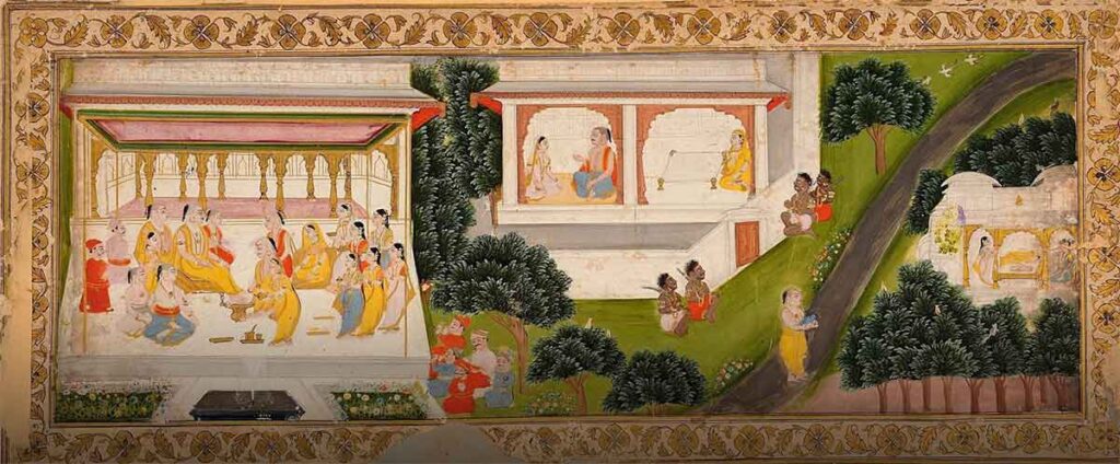 5 fascinating secrets of pahari painting - Kerala Mural Painting