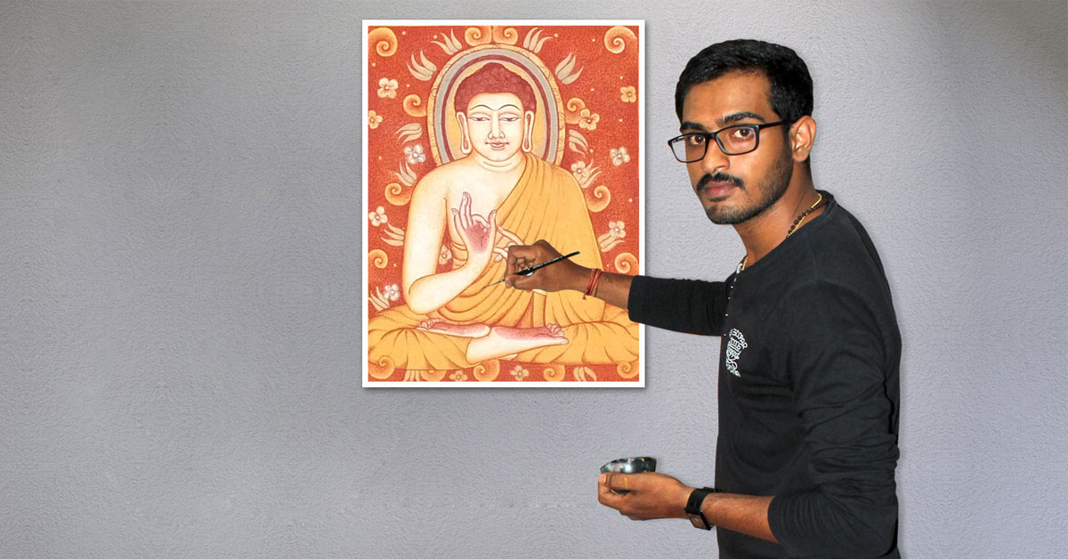 Vishnu-P-Vikraman-Social - Kerala Mural Painting